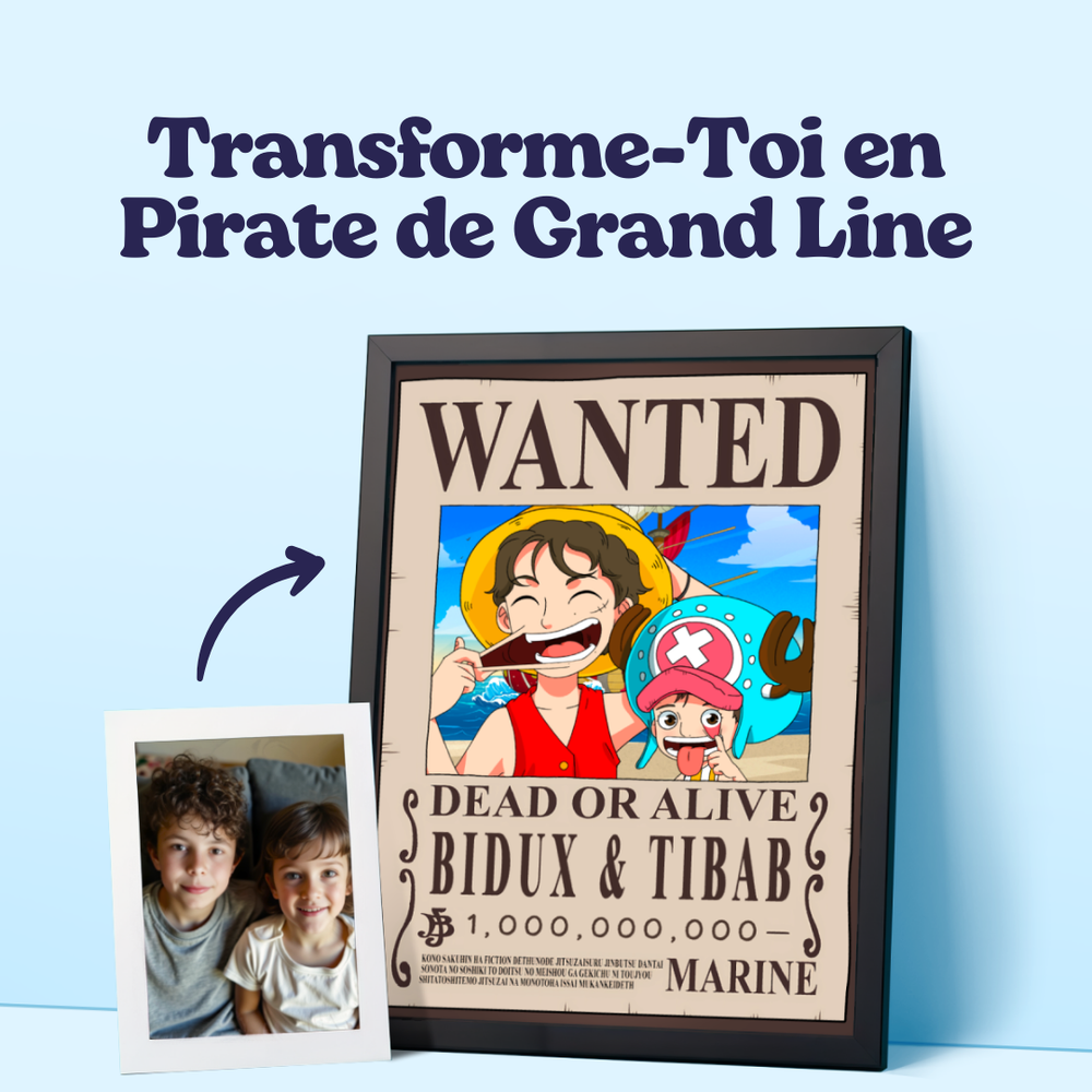 Create Your Own One Piece Wanted Poster – Personalized & Unique!