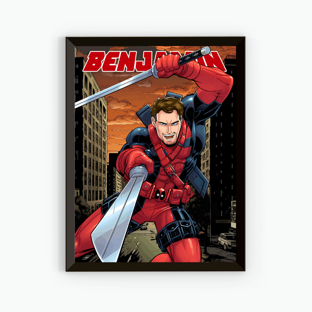 Custom Deadpool Portrait – Become the Merc!