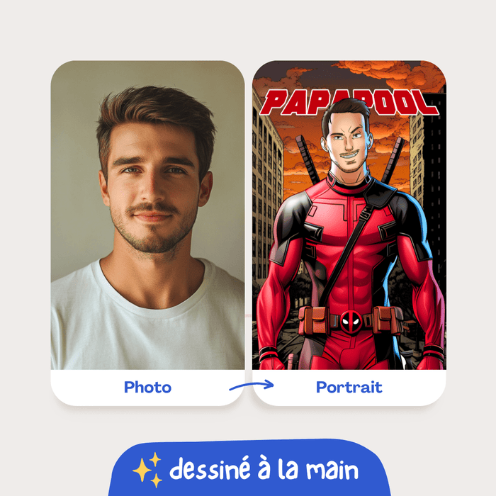 Custom Deadpool Portrait – Become the Merc!