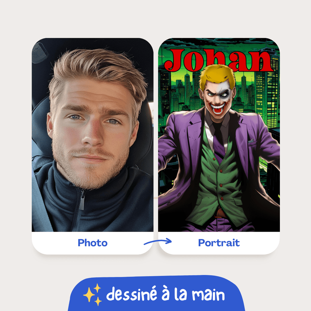 Custom Joker Portrait – Embrace the Chaos!