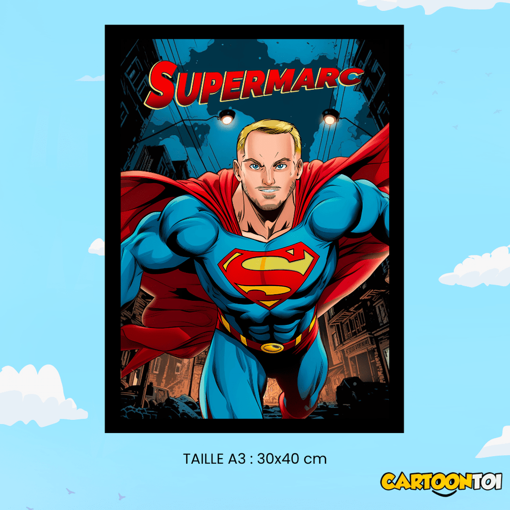Custom Superman Portrait – Unleash Your Inner Hero!