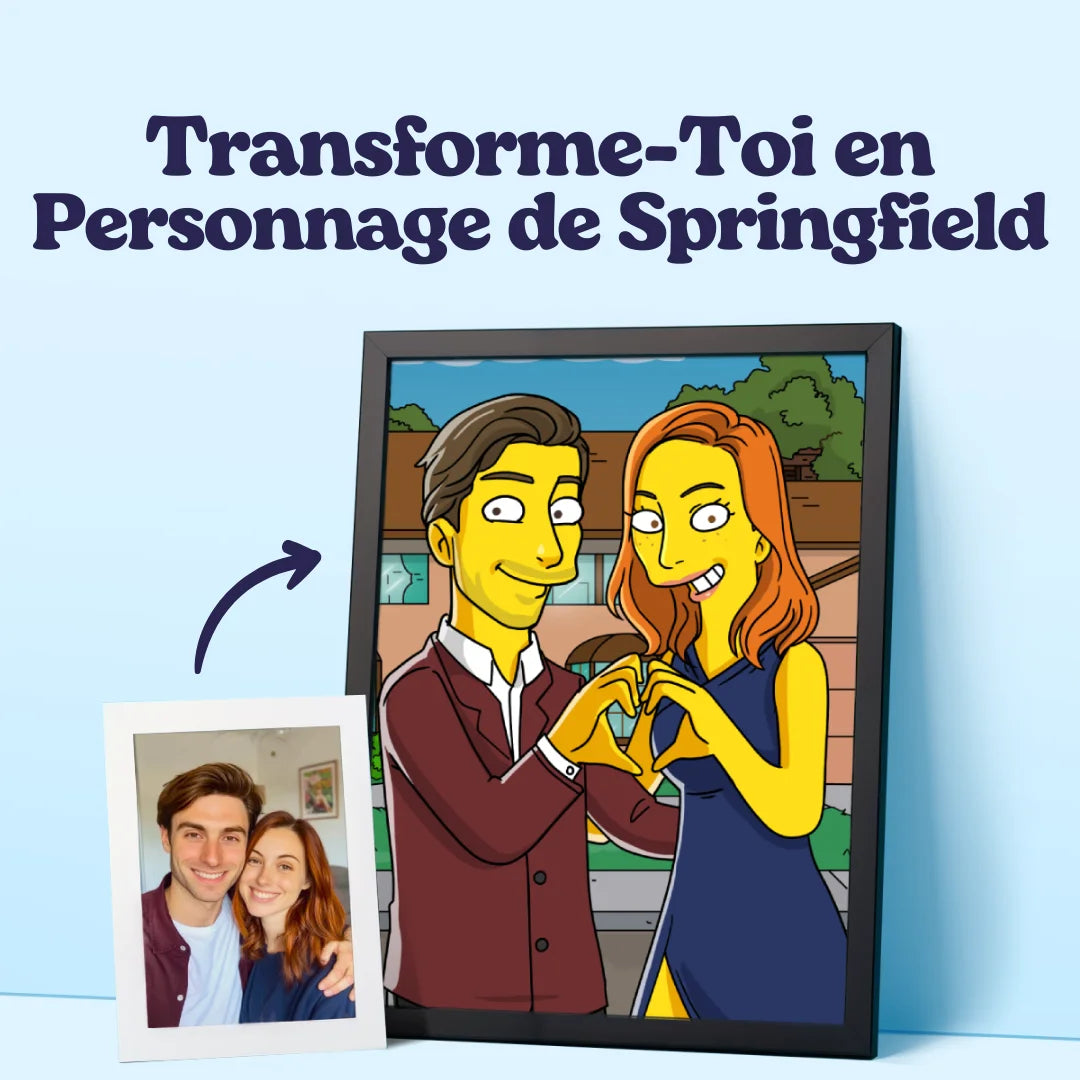 Custom Simpson Portrait – Turn Your Photo into a Yellow Character
