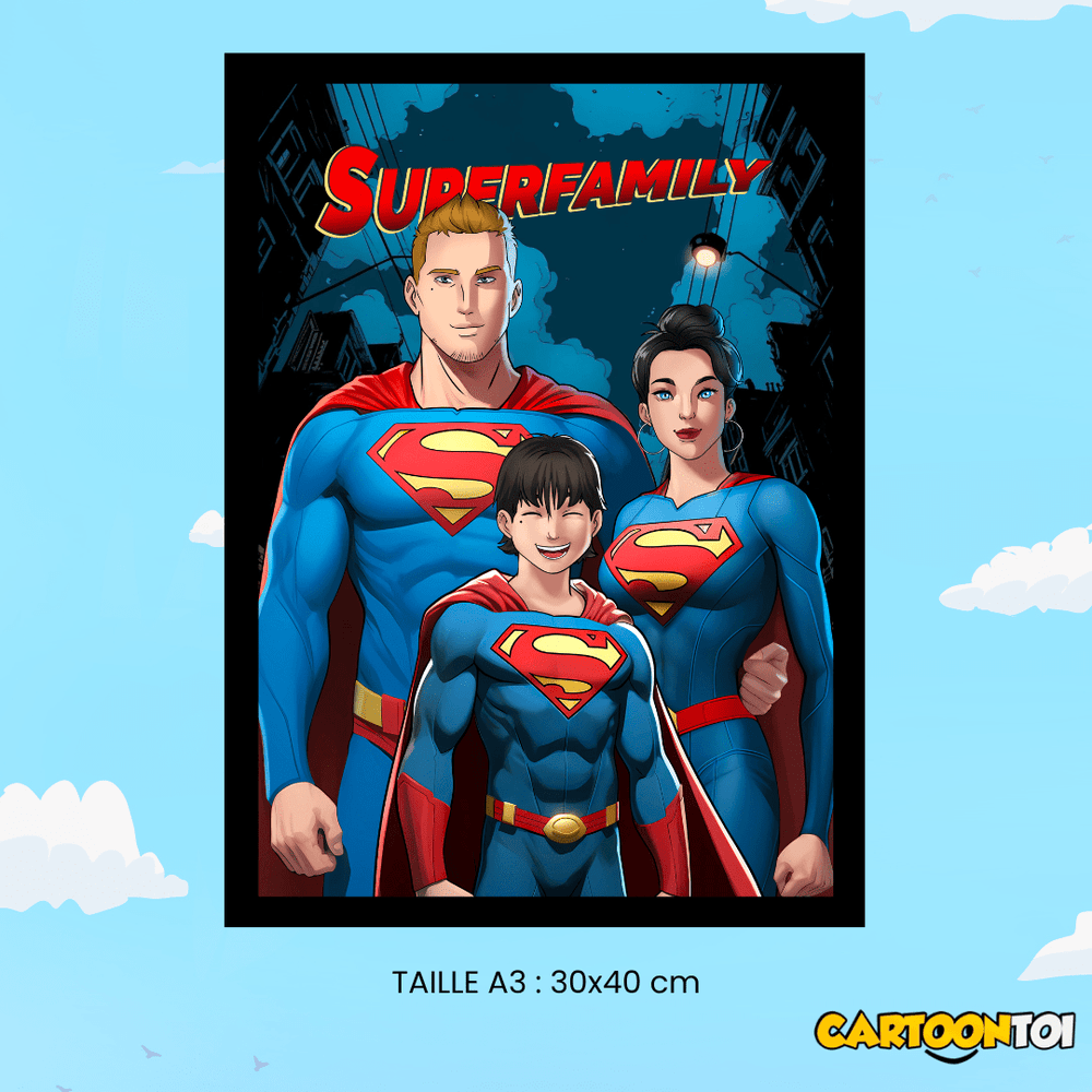 Custom Superman Portrait – Unleash Your Inner Hero!