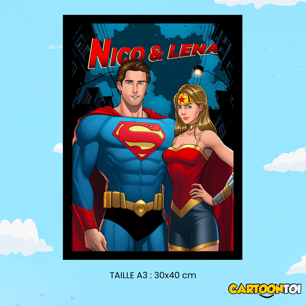 Custom Superman Portrait – Unleash Your Inner Hero!
